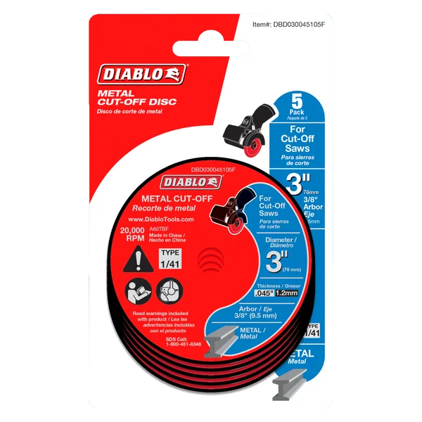 Diablo Tools Metal Cut-Off Discs - Minooka, IL - Minooka Lumber ...